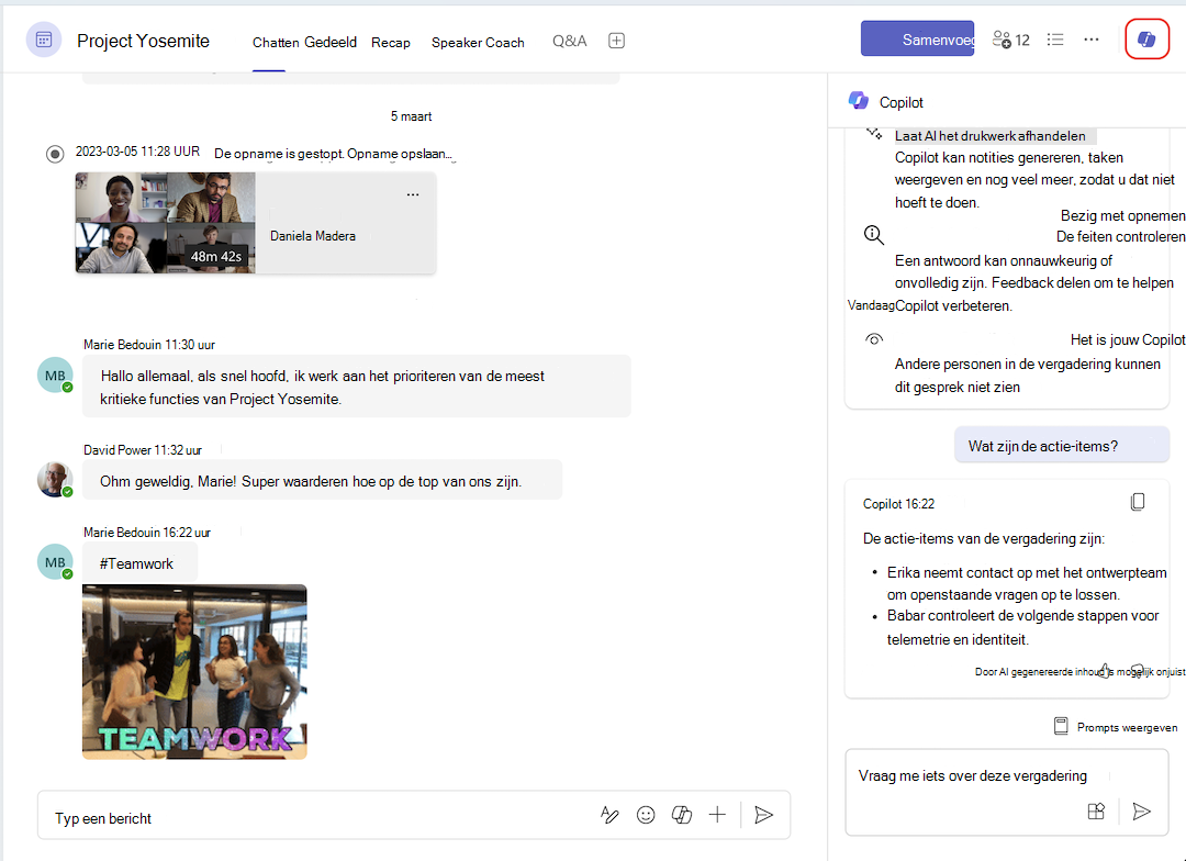Hoe gebruik je Copilot in Microsoft Teams vergaderingen - OfficeGrip